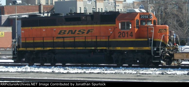 BNSF 2014, engineer's side view